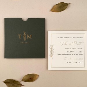 Elegant Wedding Invitations: Istanbul Printing Service - Etsy