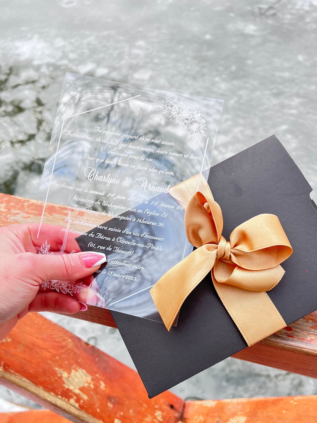 Acrylic Wedding Invitation, Personalized Clear Invitations, Sweet 16 ...