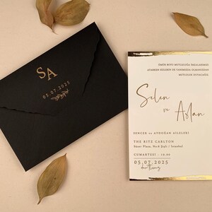 Elegant Wedding Invitations: Istanbul Printing Service - Etsy