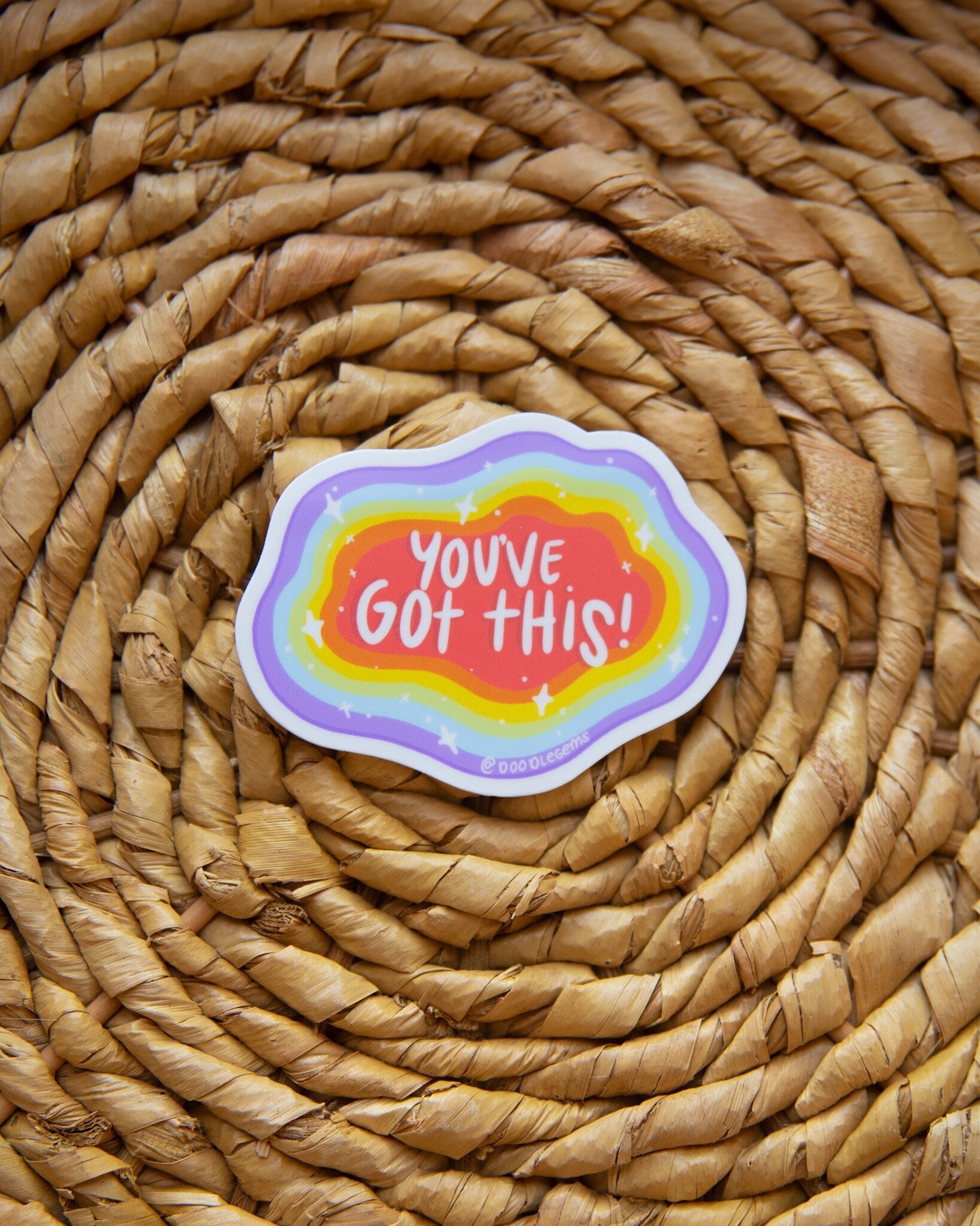 Youve Got This Sticker You Can Do It Sticker Inspirational - Etsy