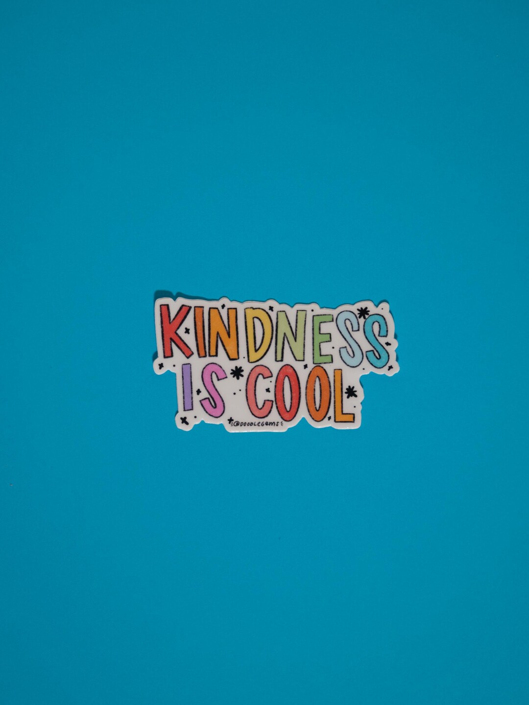 Kindness is Cool Sticker, Inspirational Sticker - Etsy