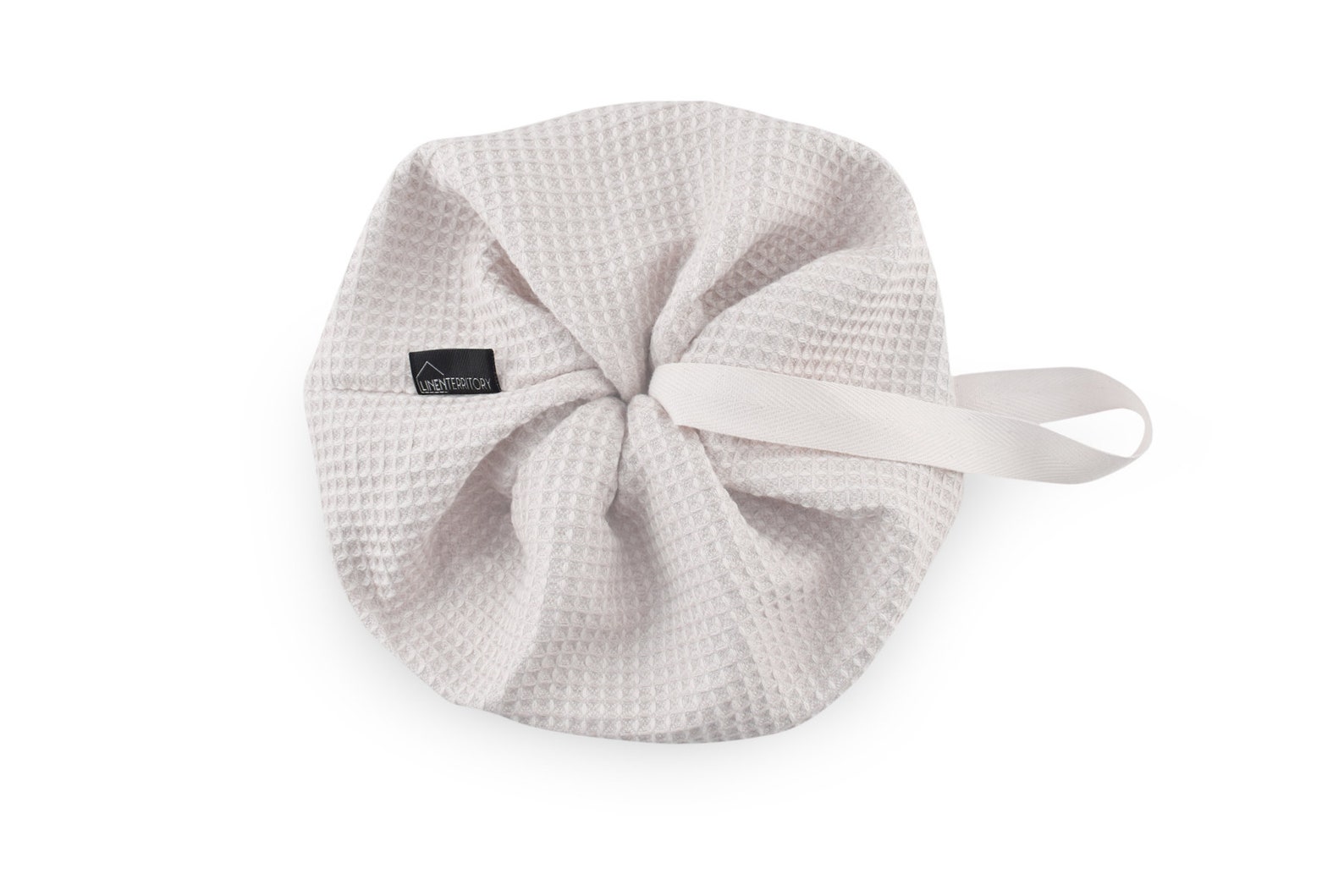 Washing Sponge, Linen Shower Puff, Waffle Linen Shower Puff, Skin ...