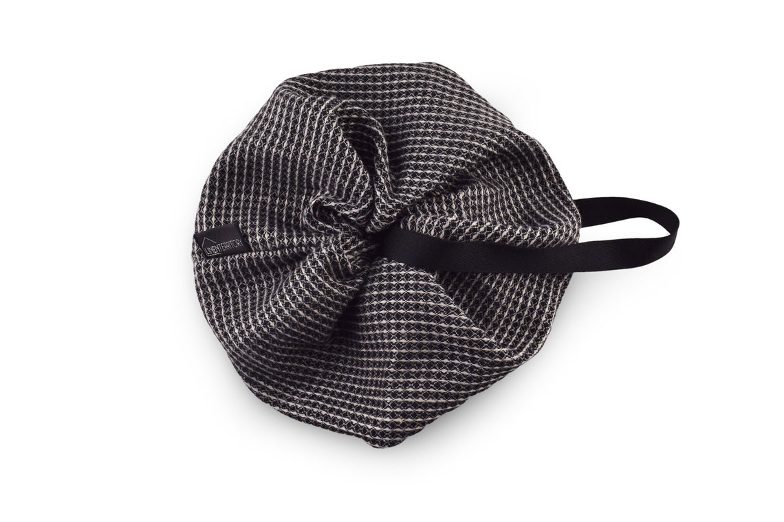 Washing Sponge, Linen Shower Puff, Waffle Linen Shower Puff, Skin ...