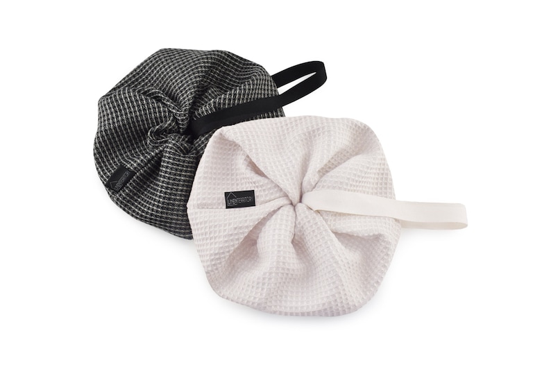 Washing Sponge, Linen Shower Puff, Waffle Linen Shower Puff, Skin ...