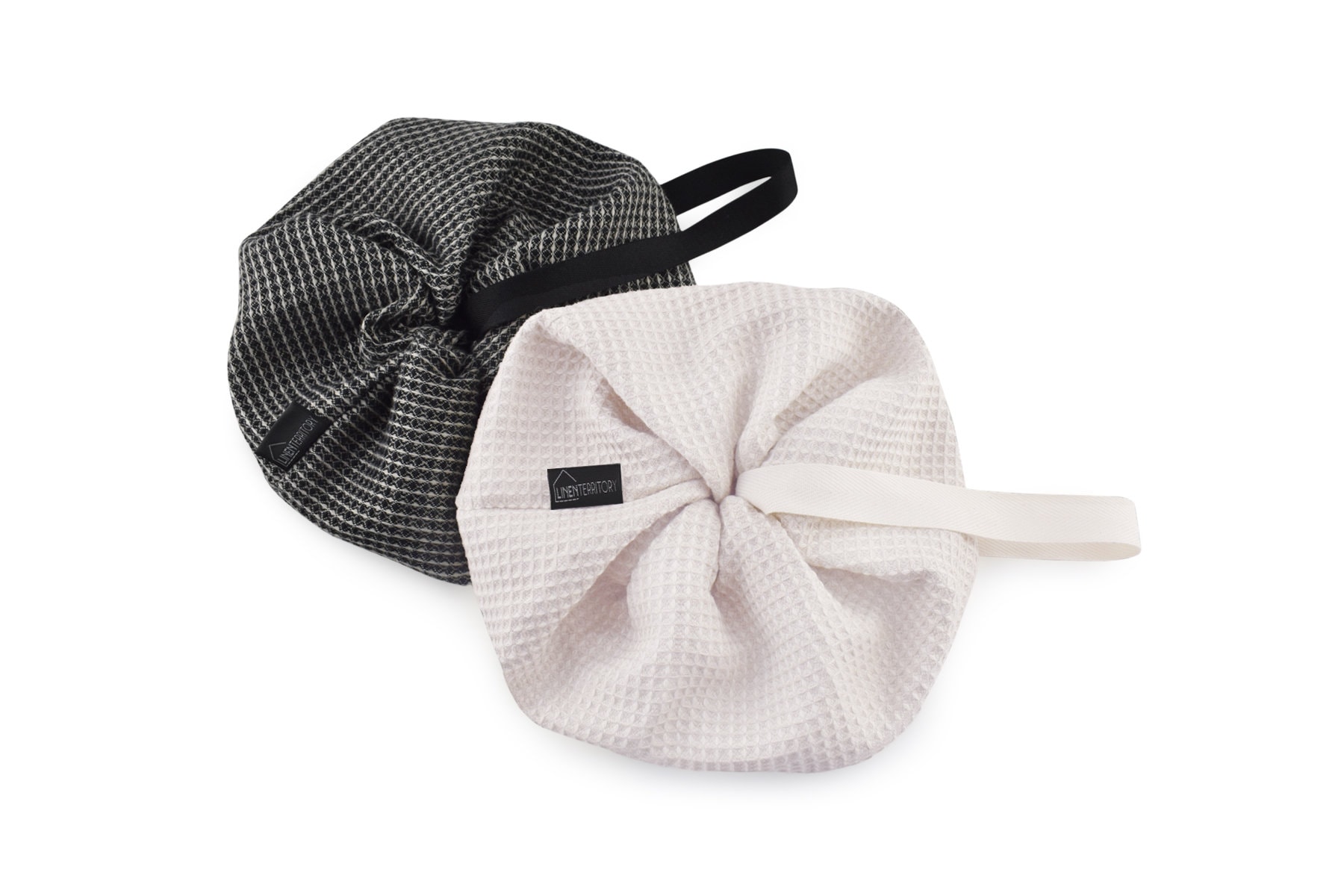 Washing Sponge, Linen Shower Puff, Waffle Linen Shower Puff, Skin ...