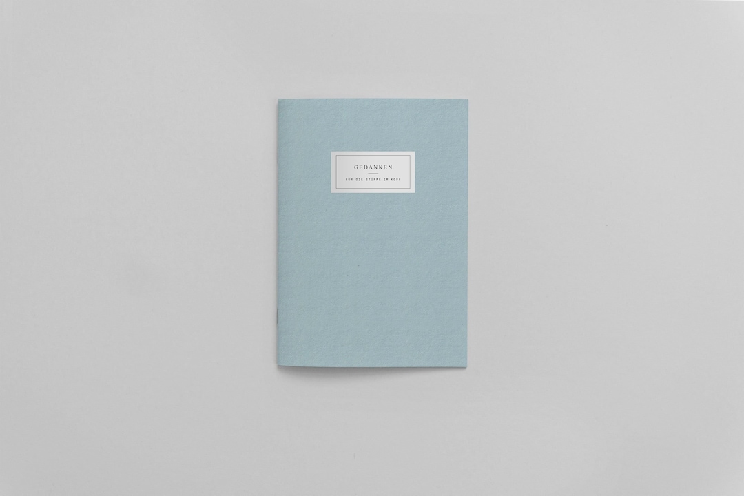 Notebook A5 Lined, Dotted Light Blue — Environmentally Friendly - Etsy