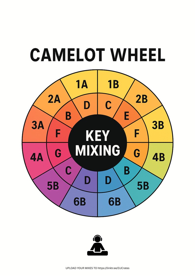 FREE or Paid Camelot Wheel for Djs – Free Web Download, A3 Poster ...