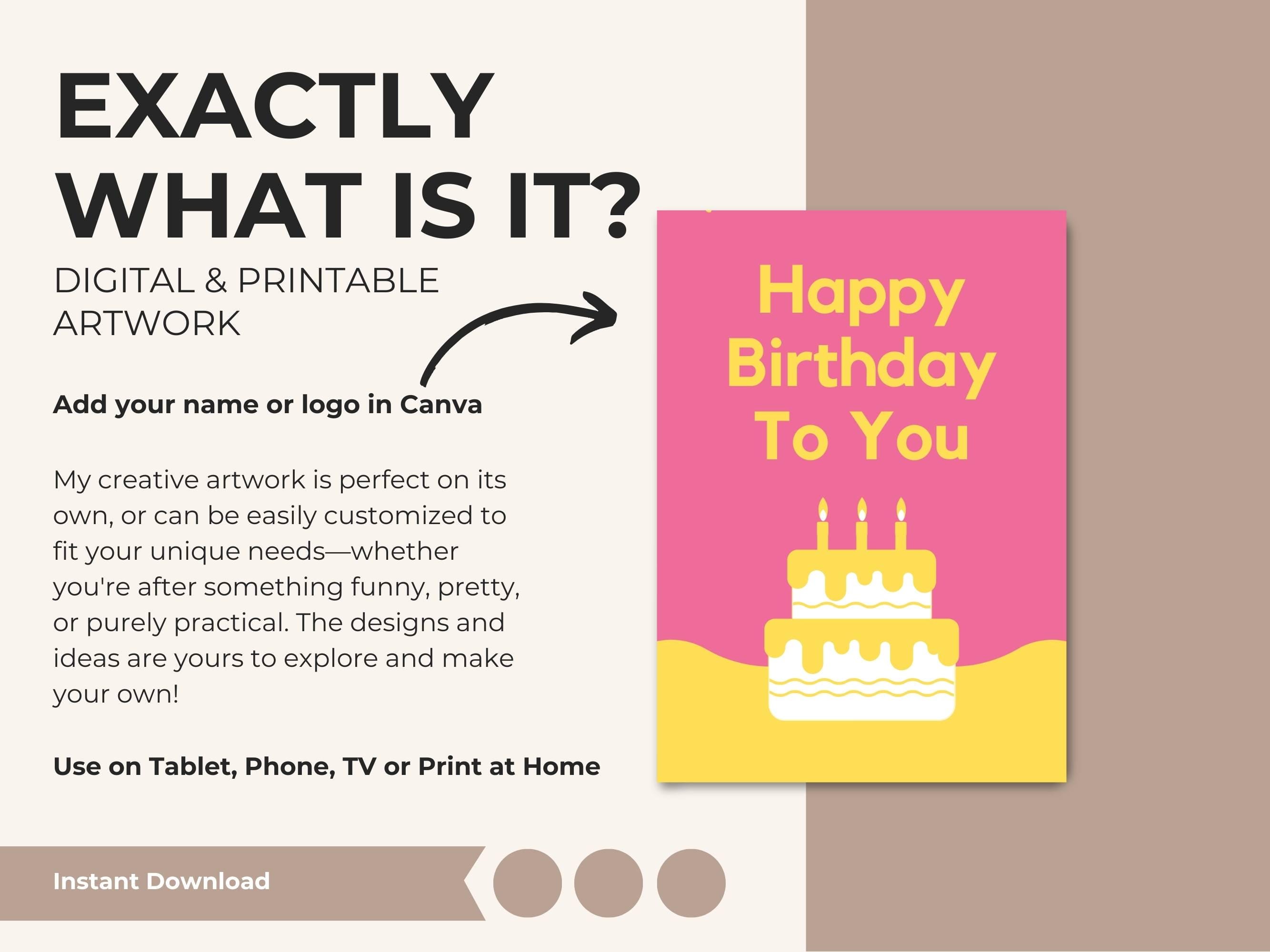 Tiny Feet Printable Pack (6 Colors) | Customizable Wall Art, Binder ...