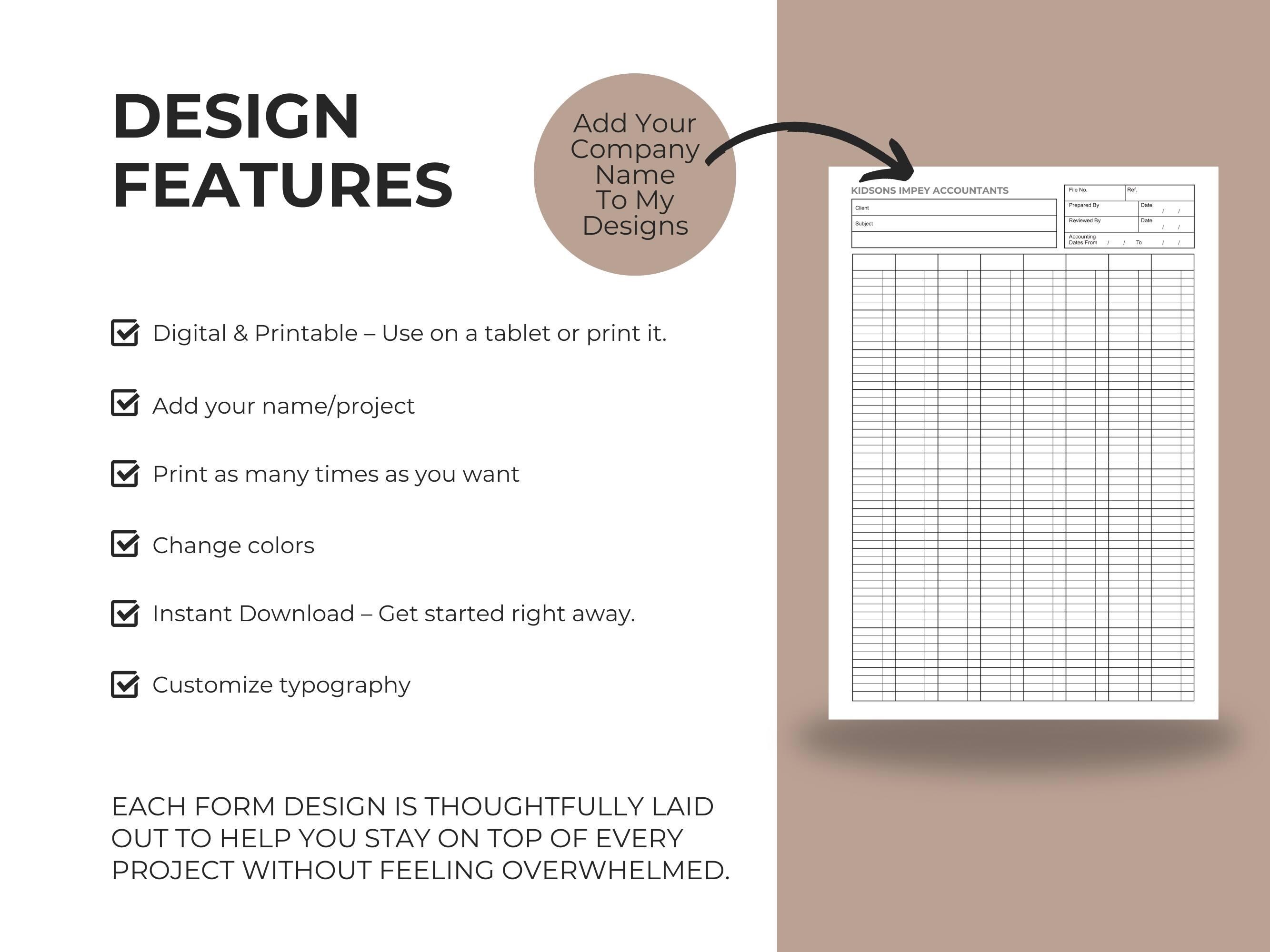 Tiny Feet Printable Pack (6 Colors) | Customizable Wall Art, Binder ...