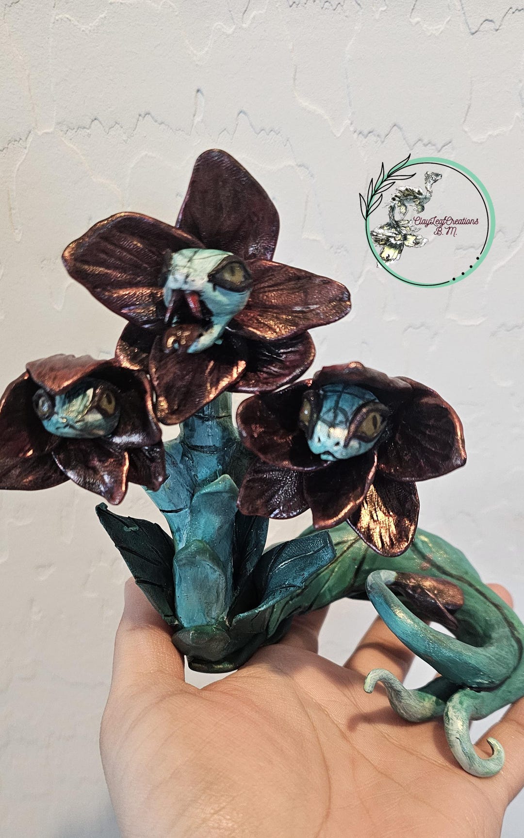 Bellflower Hydra Dragon Figurine - Etsy