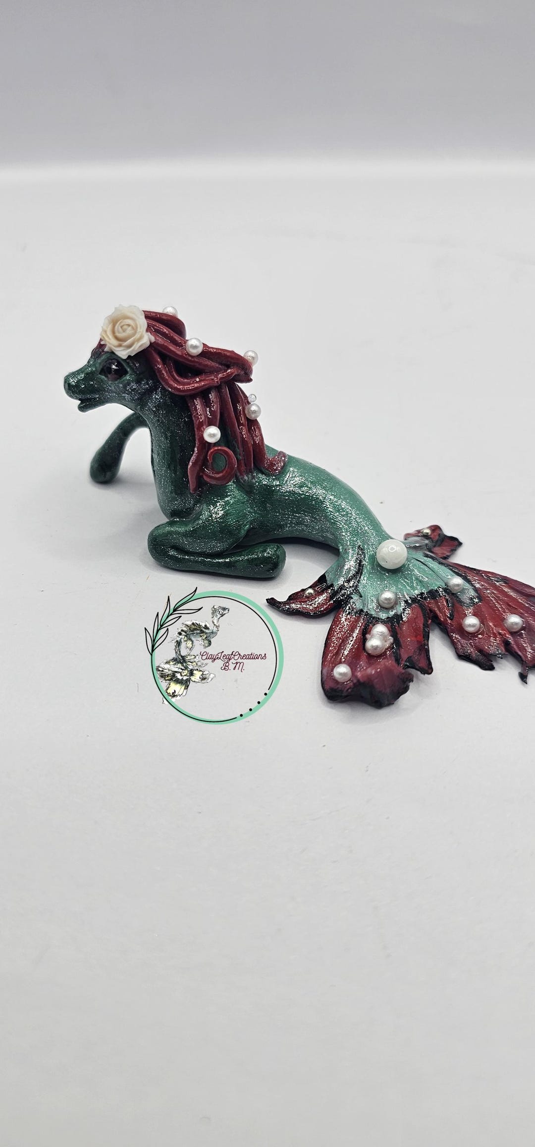 Cute Baby Kelpie Figurine, Mythical Sea Horse Monster - Etsy