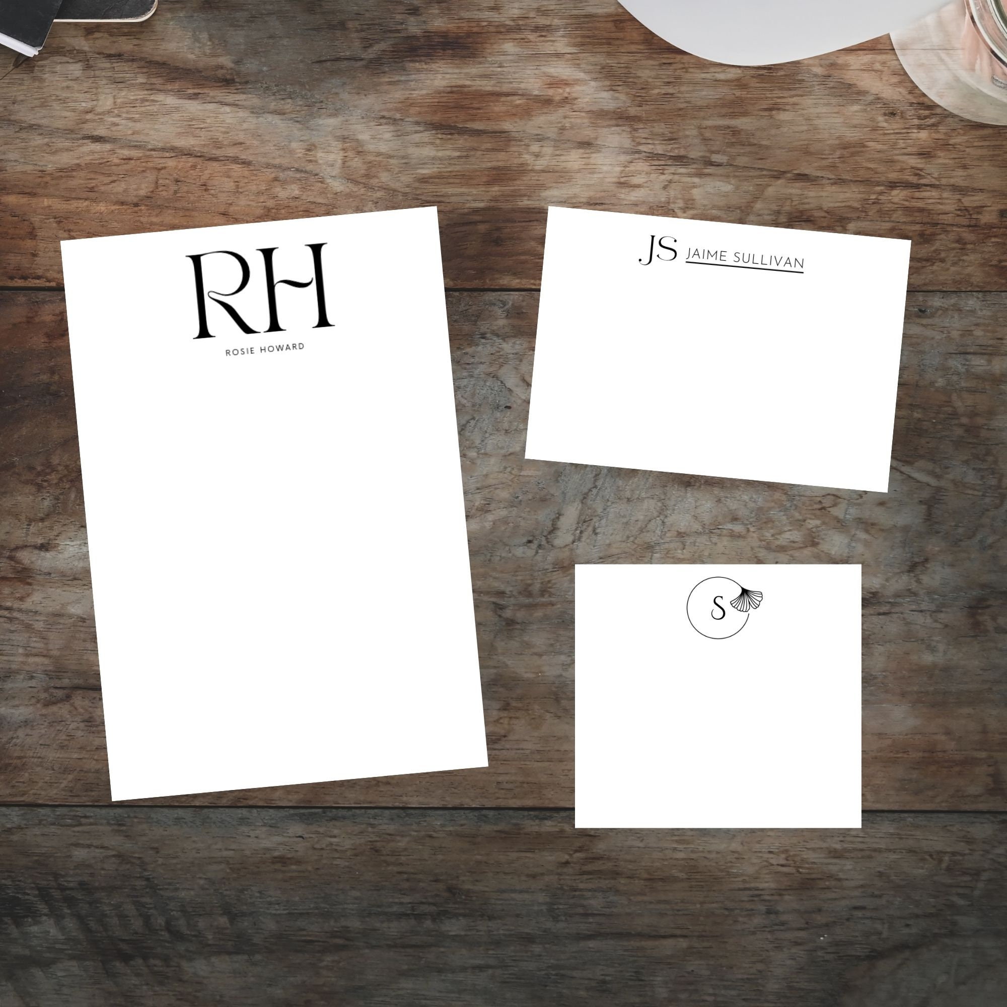 Monogram Post-it Notes | BOGO 50% off | Sticky Notes | Personalized ...