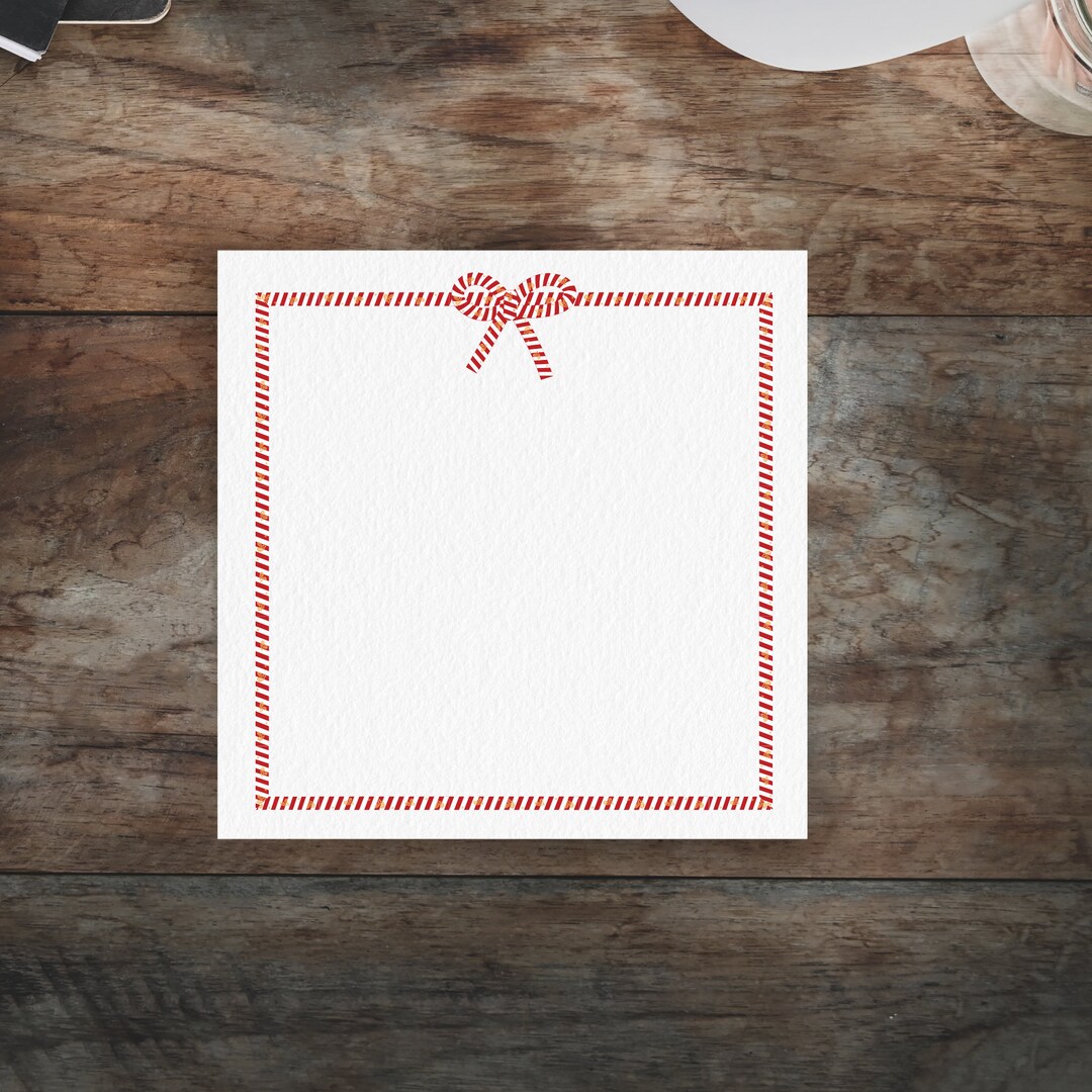 Candy Cane Post-it Notes - Stationery | Sticky Notes | Office Supplies ...