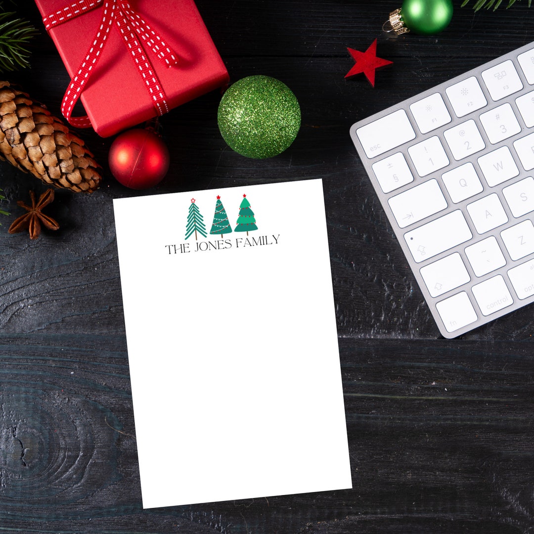Personalized Holiday Post-it Notes - 4 Designs | Sticky Notes ...