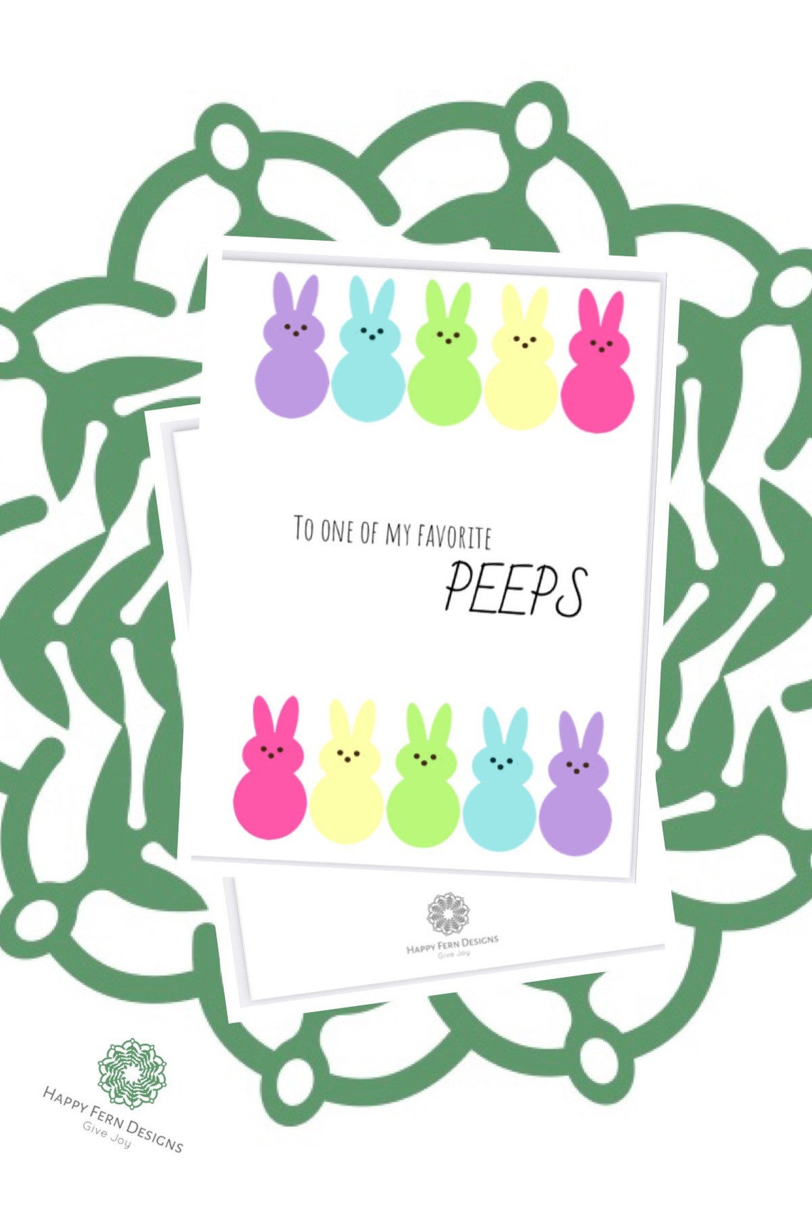 To One of My Favorite Peeps Greeting Card - Etsy