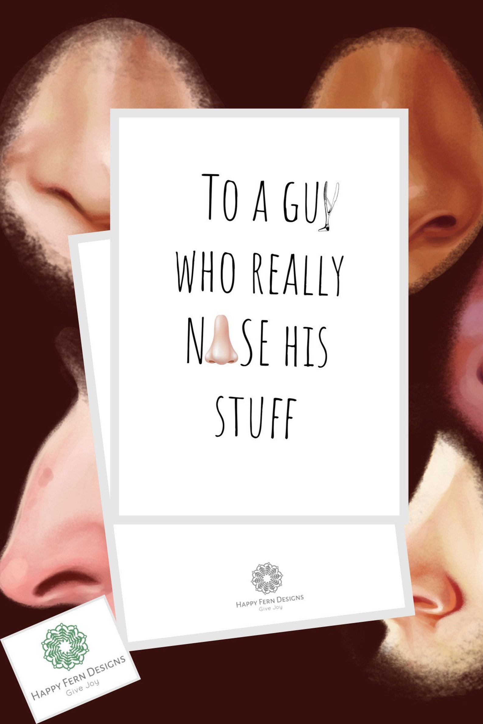 ENT Otolaryngologist Themed Greeting Card, ENT Doctor Thank You Card - Etsy