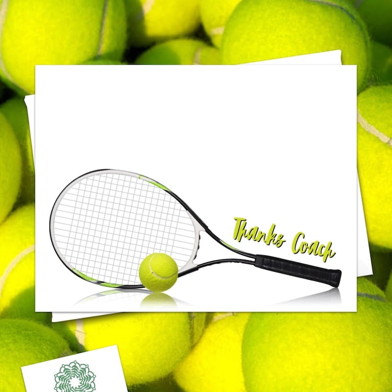 Tennis Card - Etsy