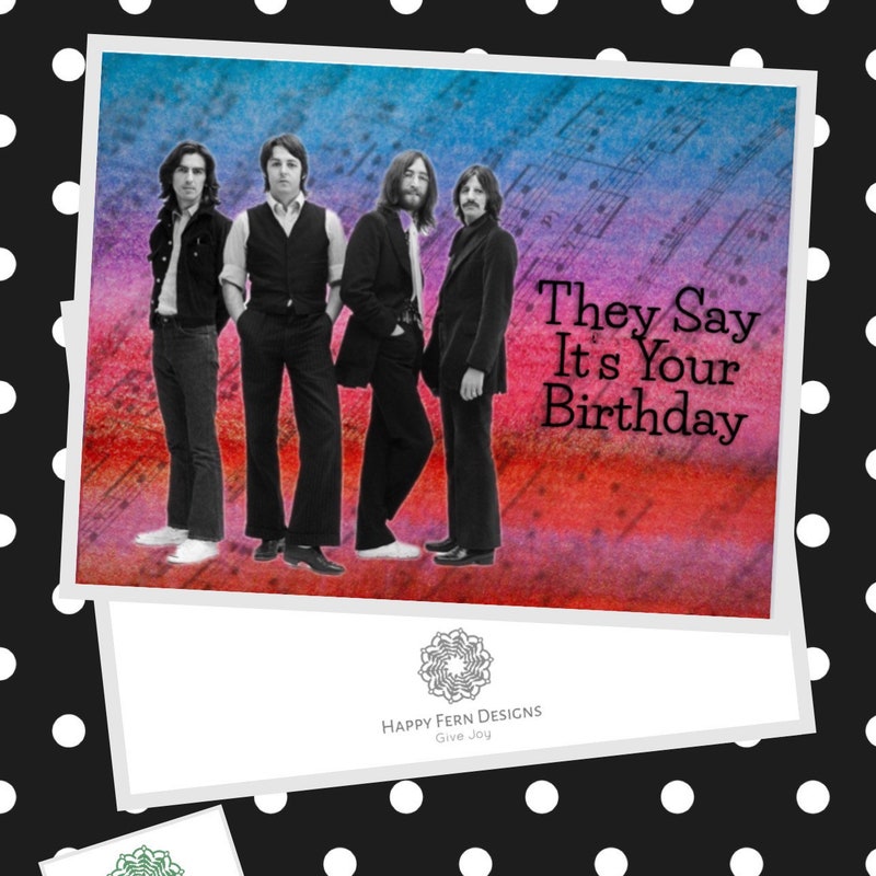Beatles Cards - Etsy