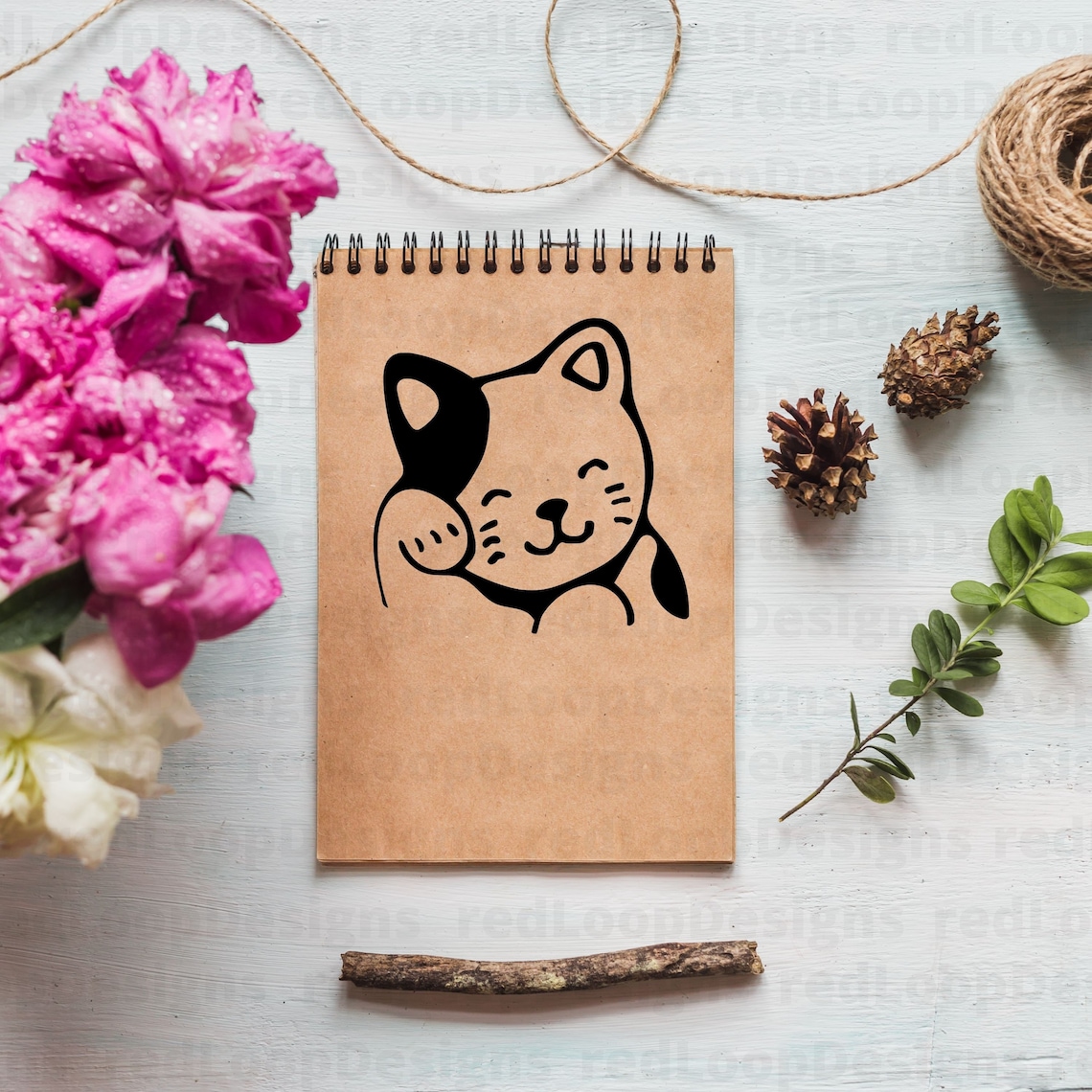 Cute Kitty Cat SVG Cut File for Cricut & Silhouette | Etsy