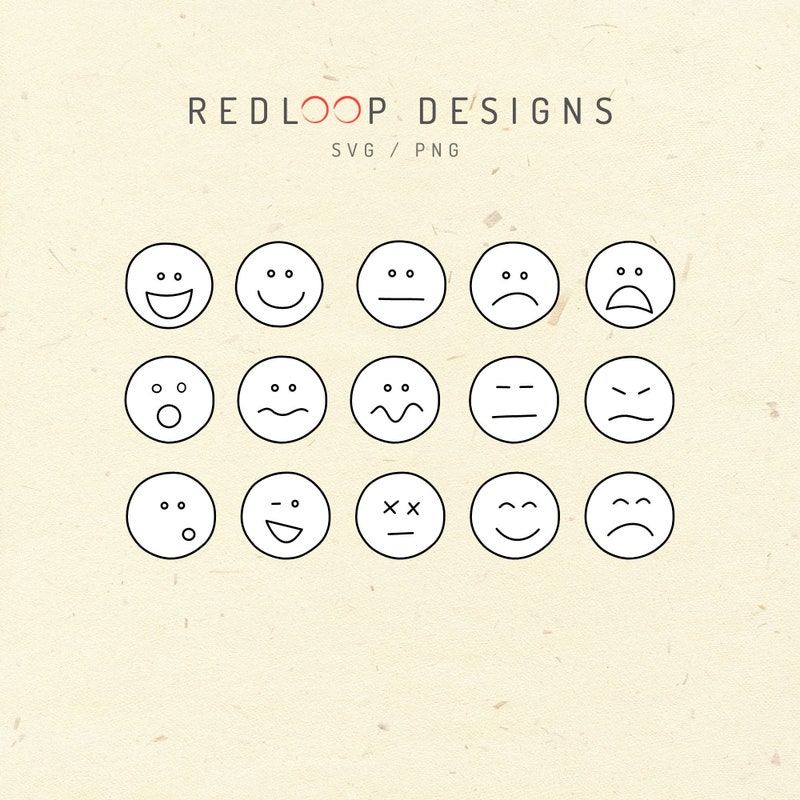 Neutral Smiley Face Svg - Etsy