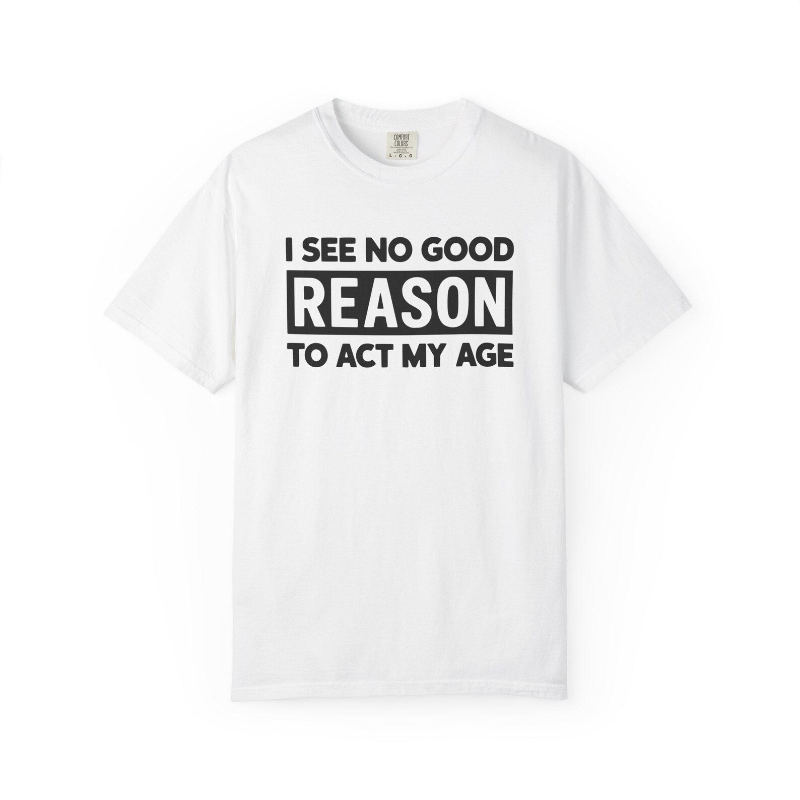 I See No Good Reason to Act My Age SVG PNG | Funny Adult Humor Shirt ...