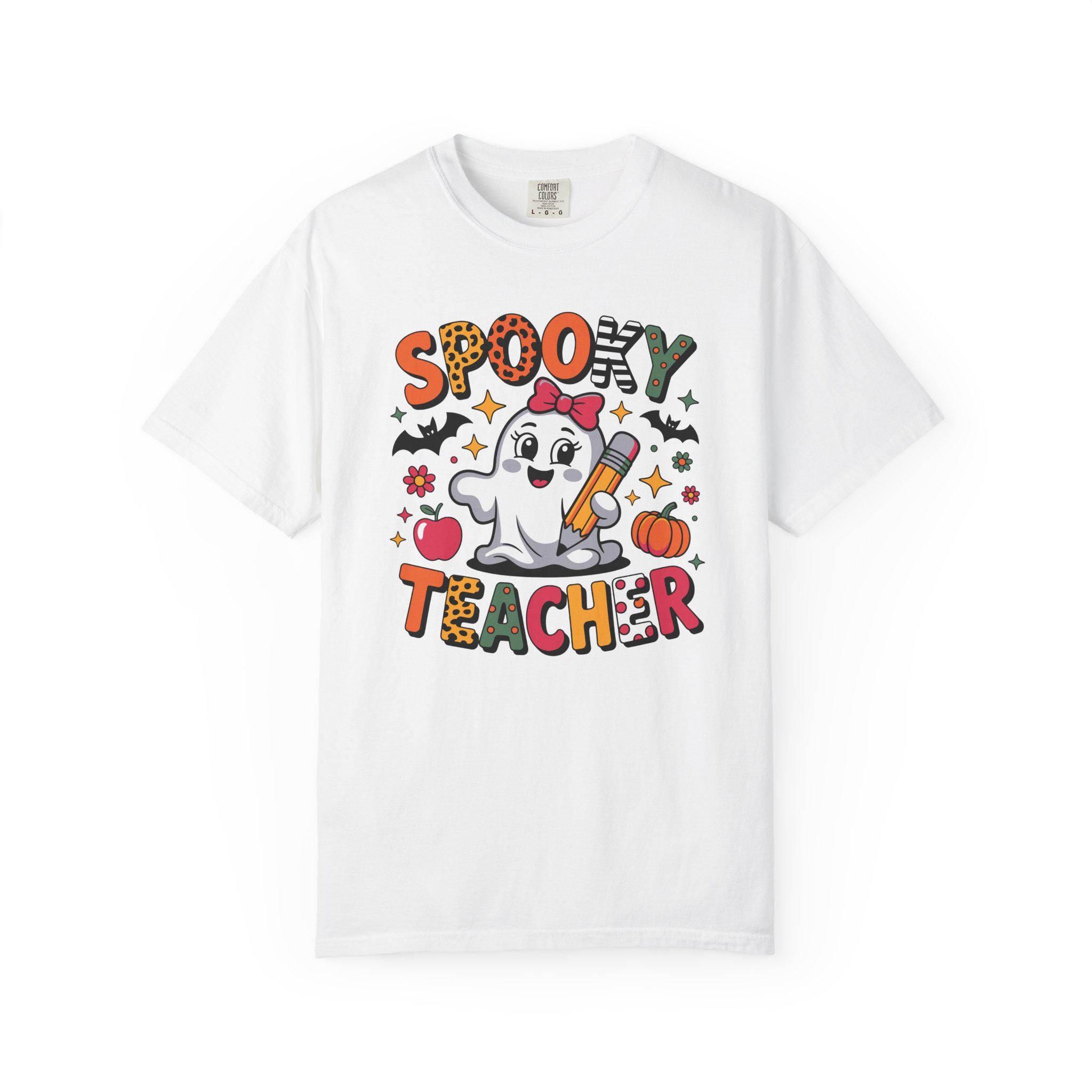 Spooky Teacher Ghost PNG | Cute Halloween School Design | Cartoon Ghost ...