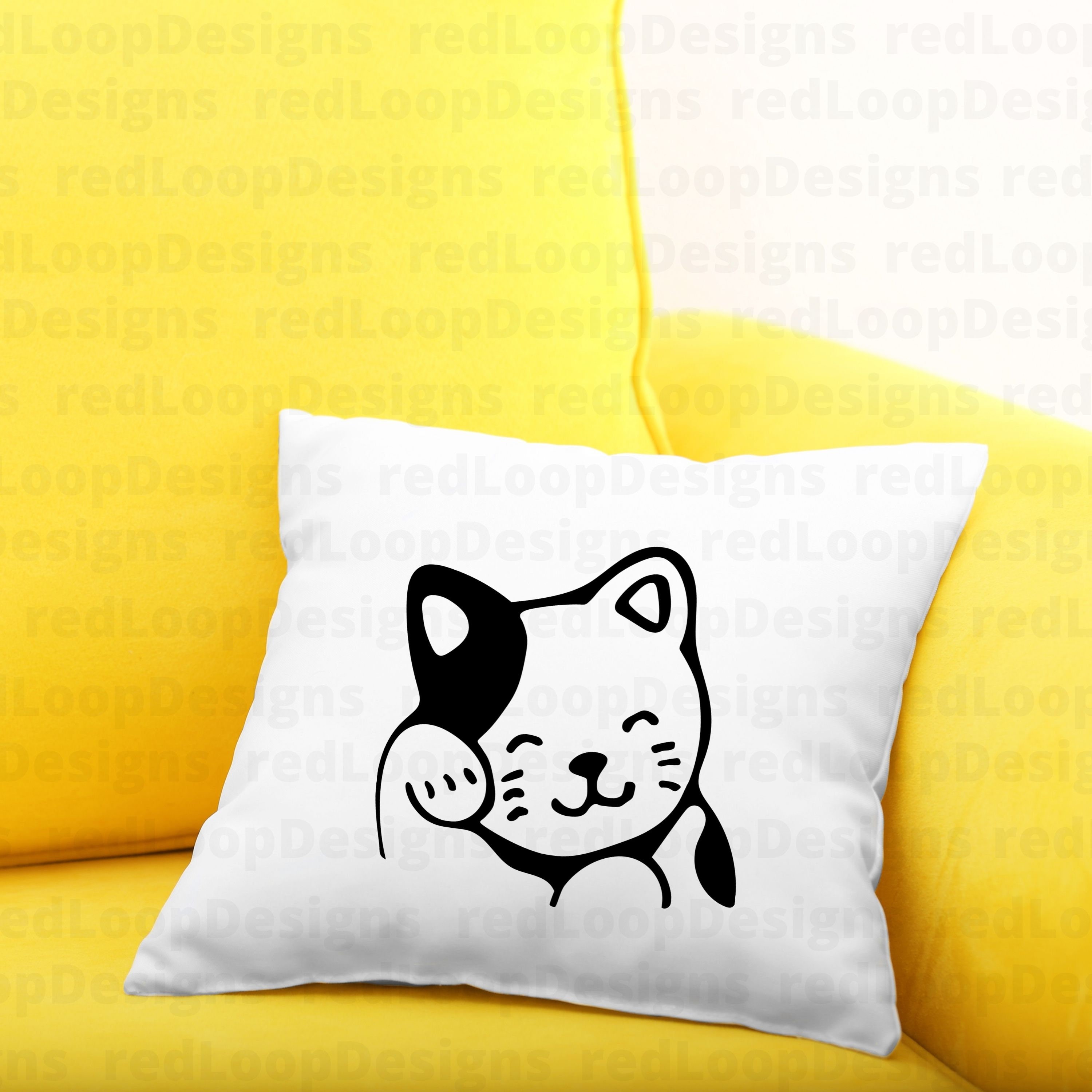 Cute Kitty Cat SVG Cut File for Cricut & Silhouette | Etsy