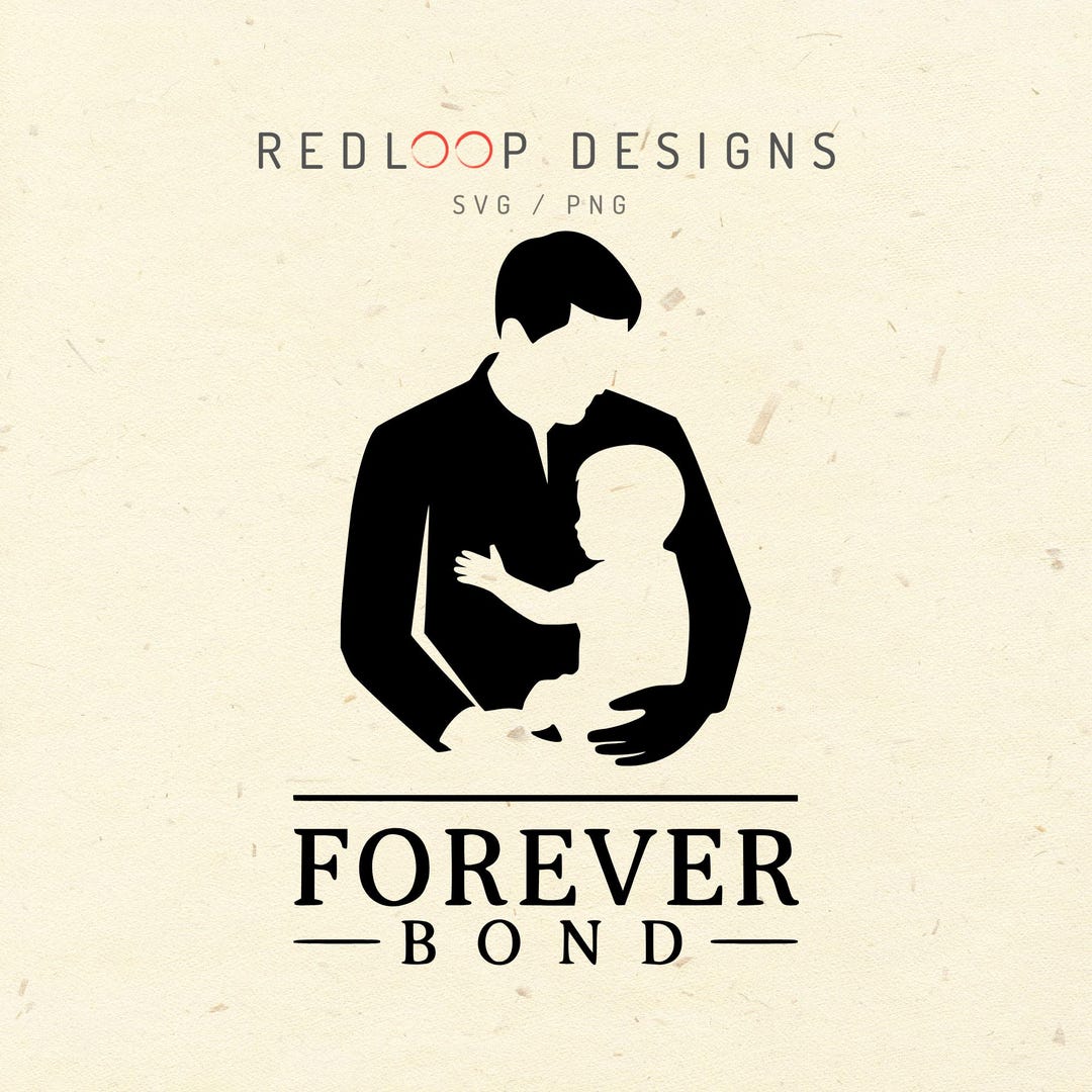 Father Son SVG PNG | Minimalist Forever Bond T-shirt Design ...