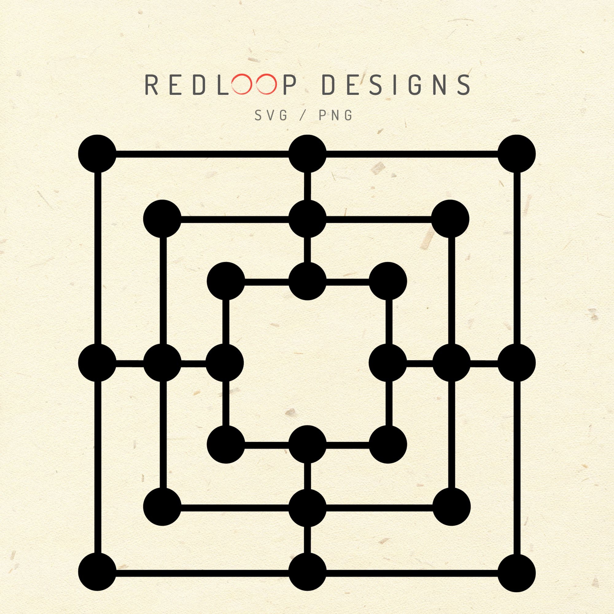 Nine Men's Morris SVG Files for Cricut, Molenspel PNG Sublimation ...