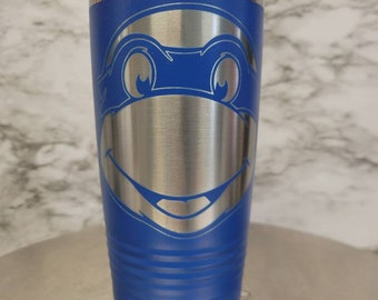 Laser Engraved Leonardo Ninja Turtles 20oz Tumbler - Etsy