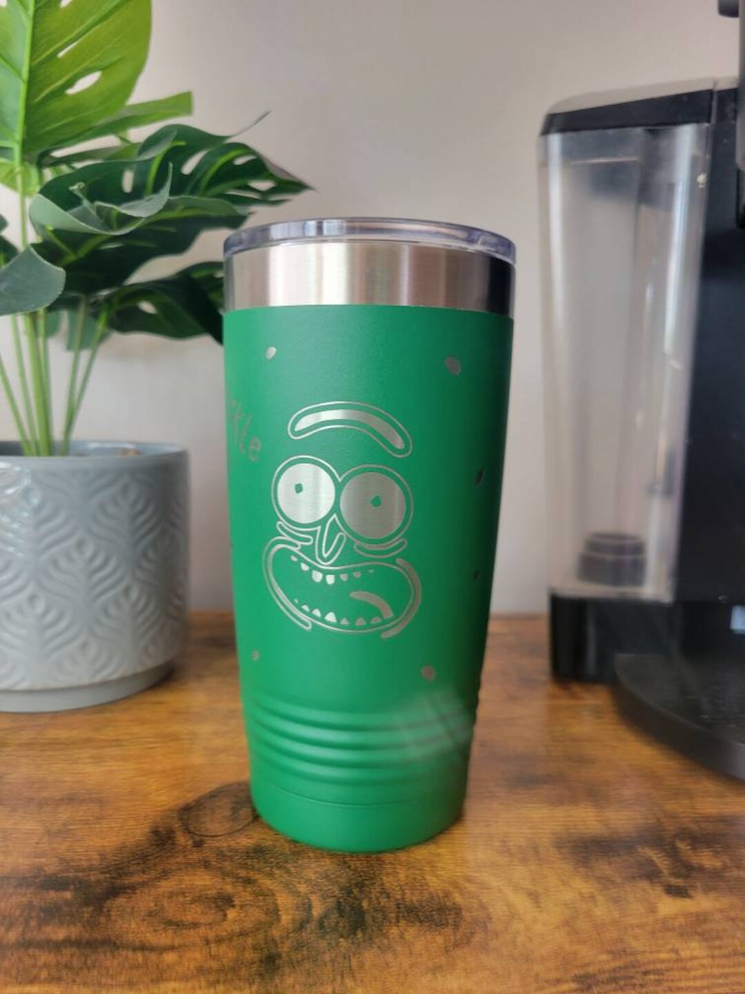 Pickle Rick Tumbler, Rick and Morty - Etsy