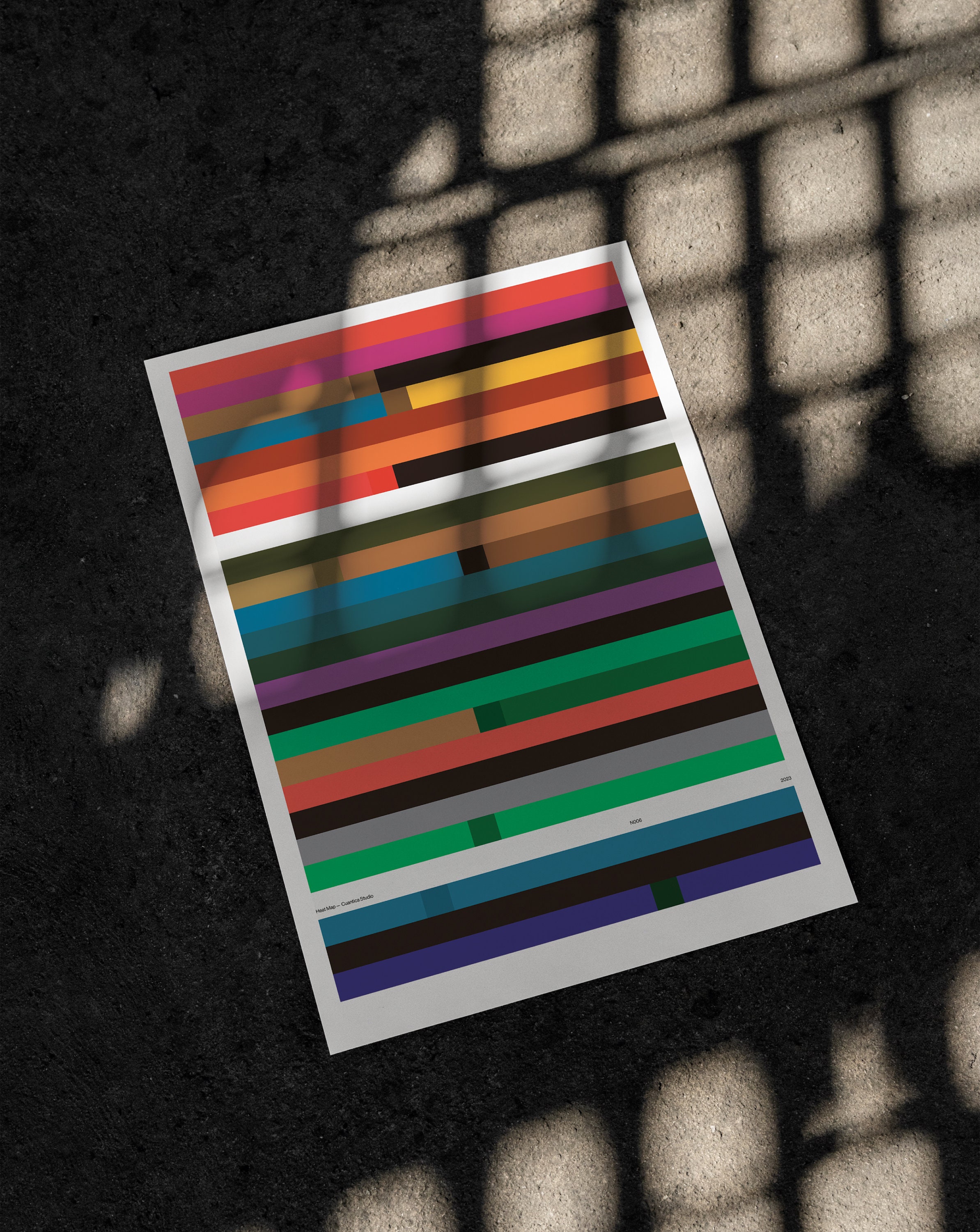 The Basics of Visualizing Dataviz: 006 Heatmap Poster - Etsy