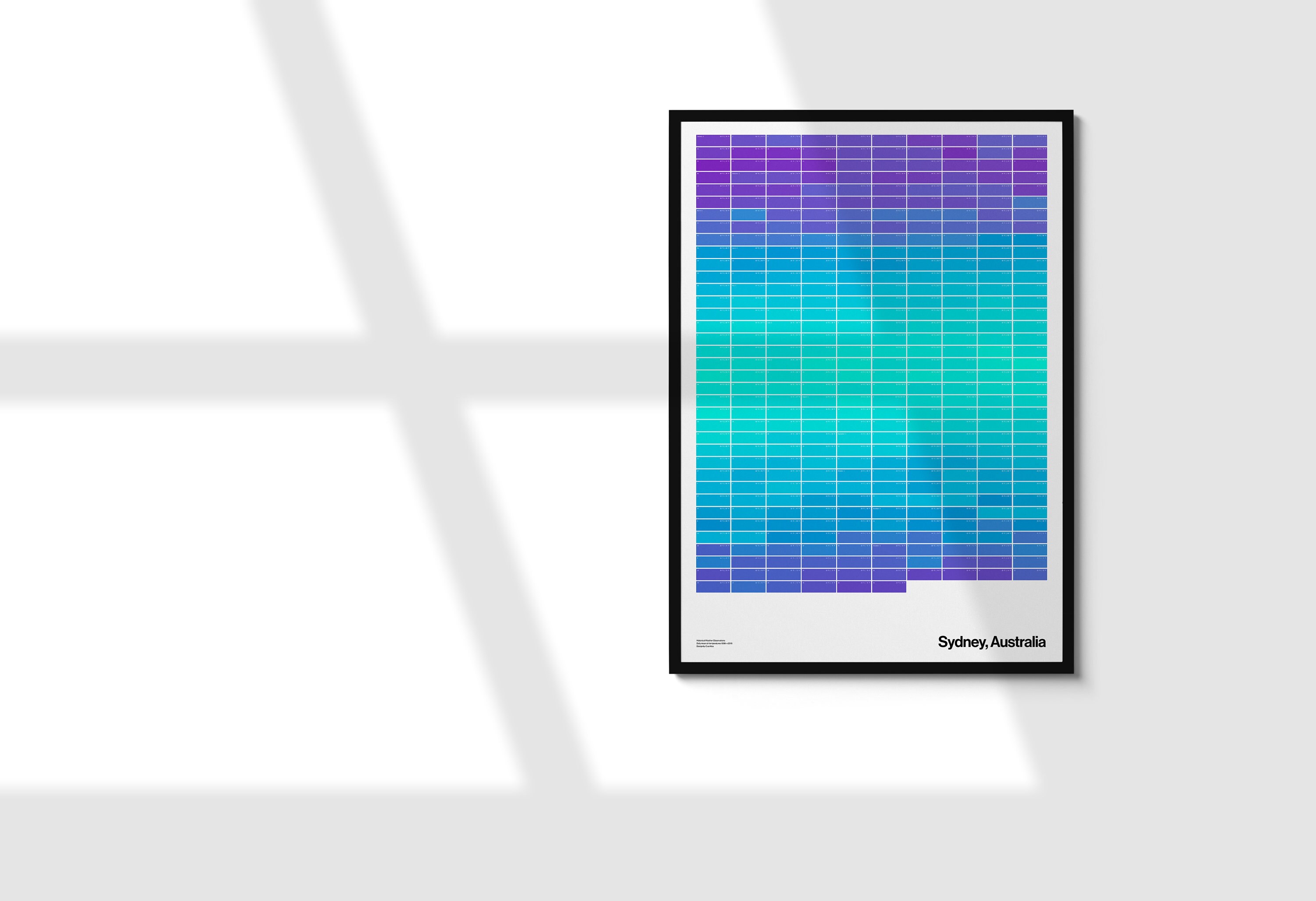 Sydney Australia Infographic Poster Data Visualisation - Etsy