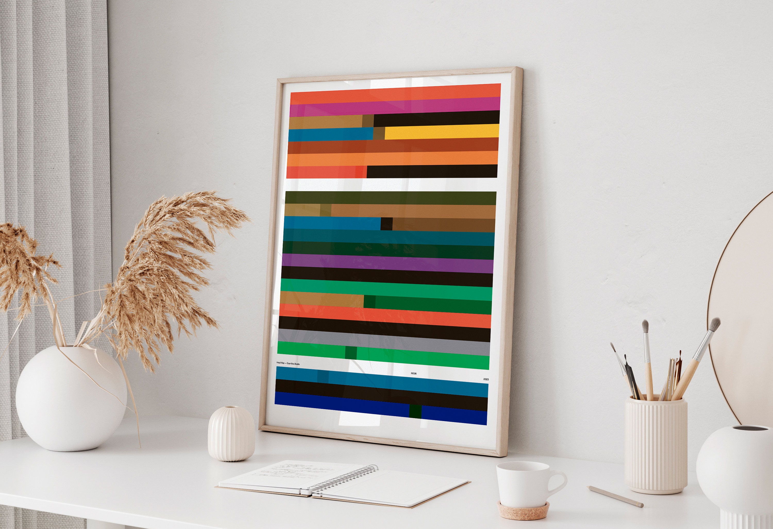 The Basics of Visualizing Dataviz: 006 Heatmap Poster - Etsy