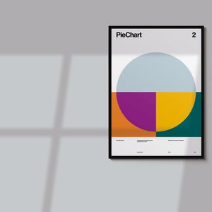 The Basics of Visualizing Dataviz: 002 Pie Chart Poster - Etsy