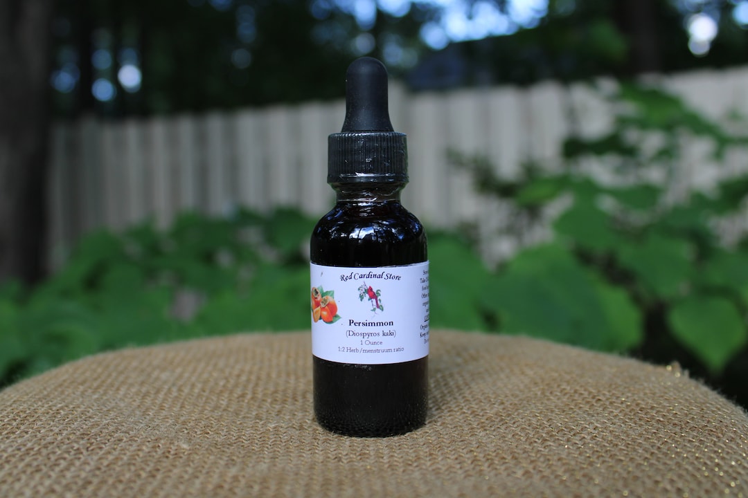 Persimmon (diospyros Kaki) Tincture Herb Extract Double Extraction - Etsy