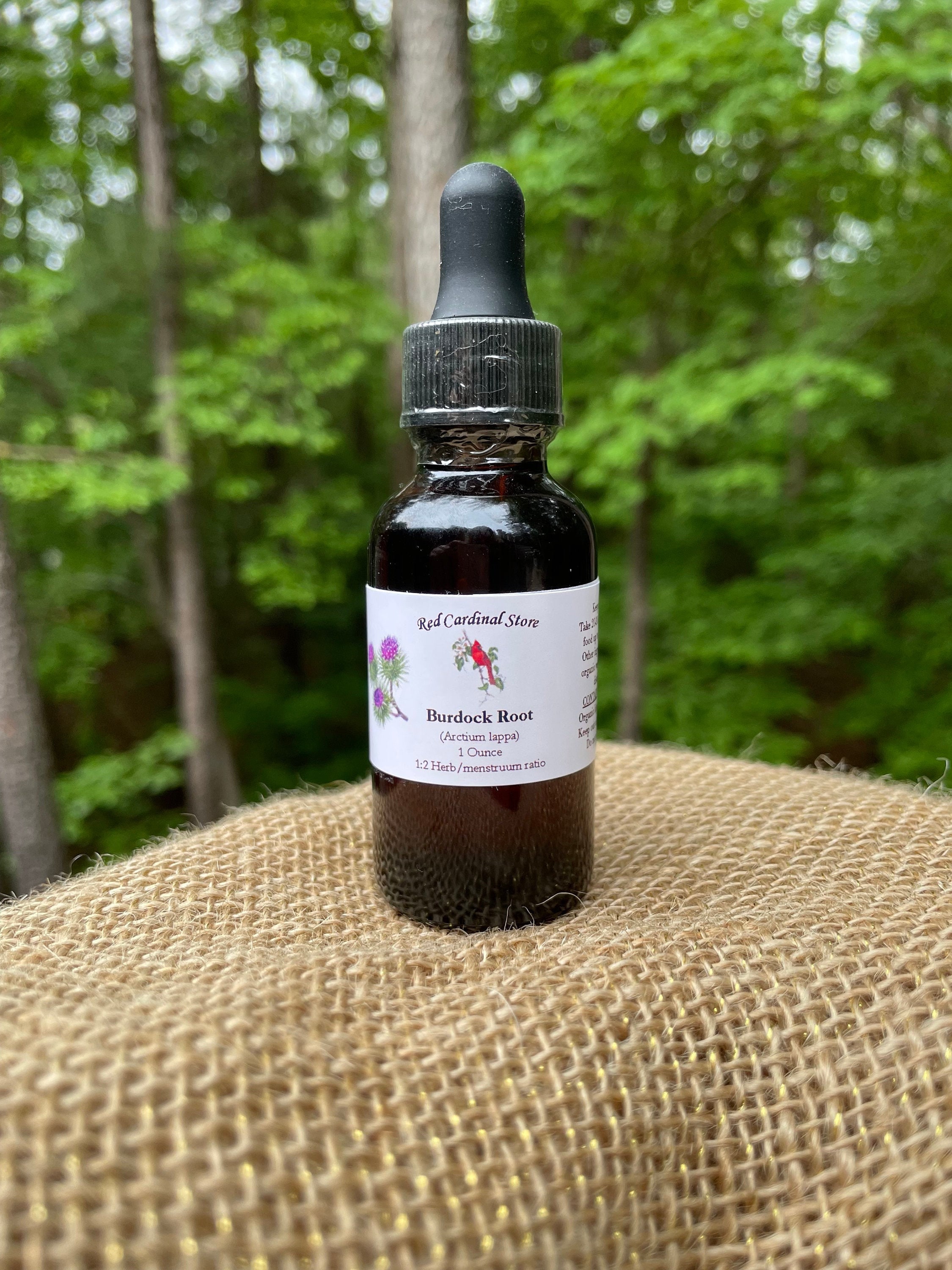 Burdock Root (niu Bang Zi) Tincture Herb Extract Double Extraction - Etsy