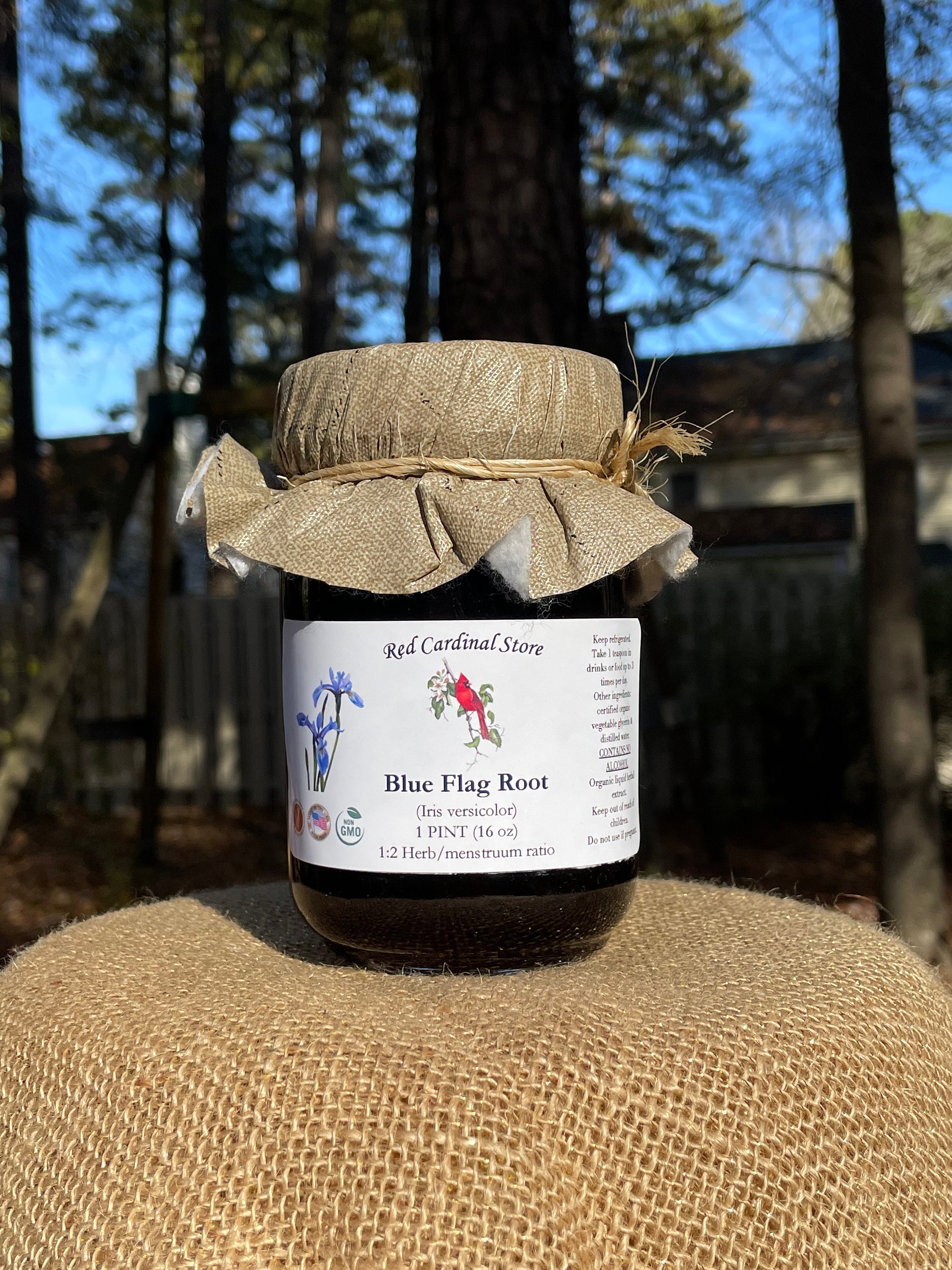 Blue Flag Root (iris Versicolor) Tincture Herb Extract Double ...