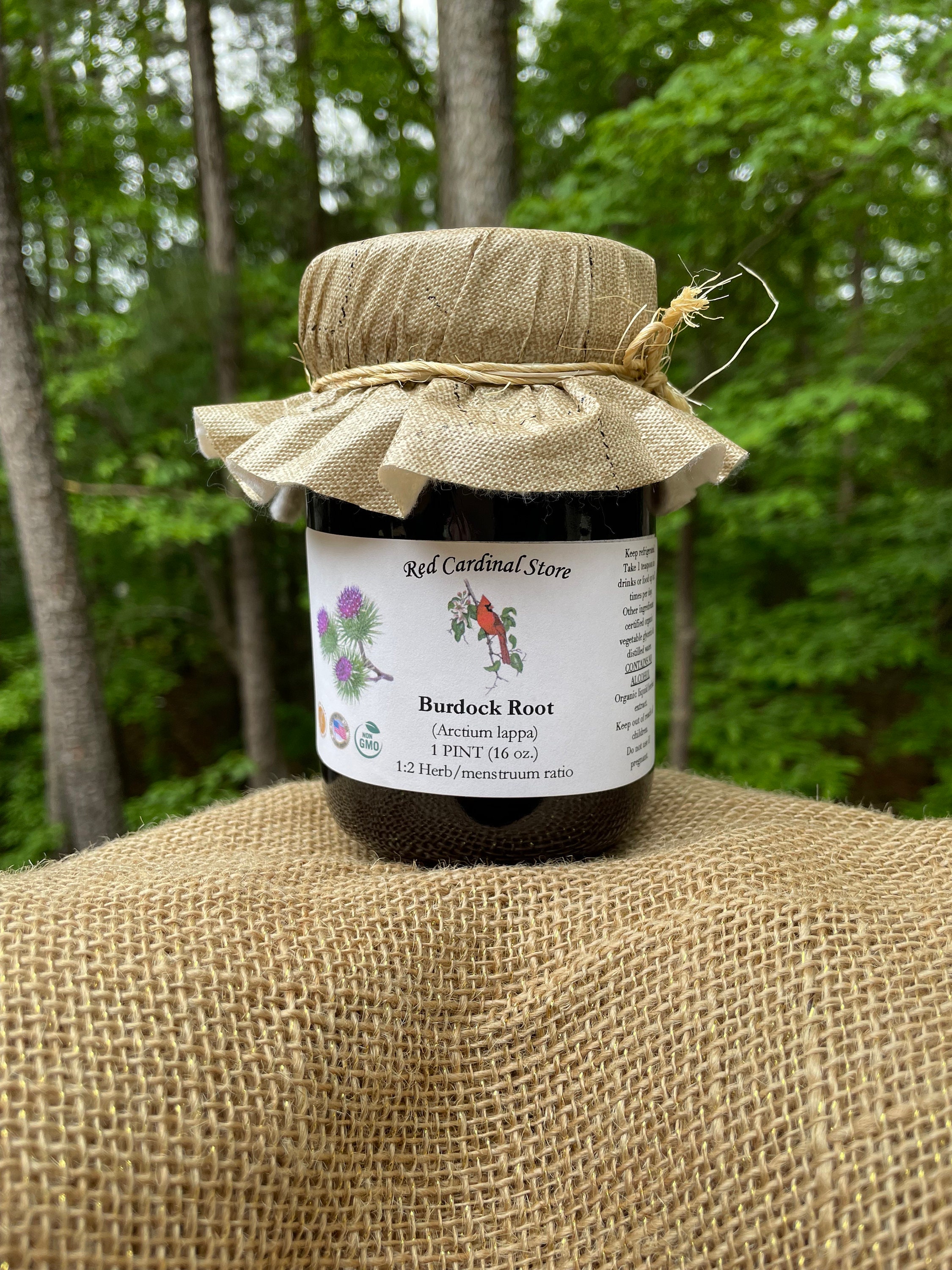 Burdock Root (niu Bang Zi) Tincture Herb Extract Double Extraction - Etsy