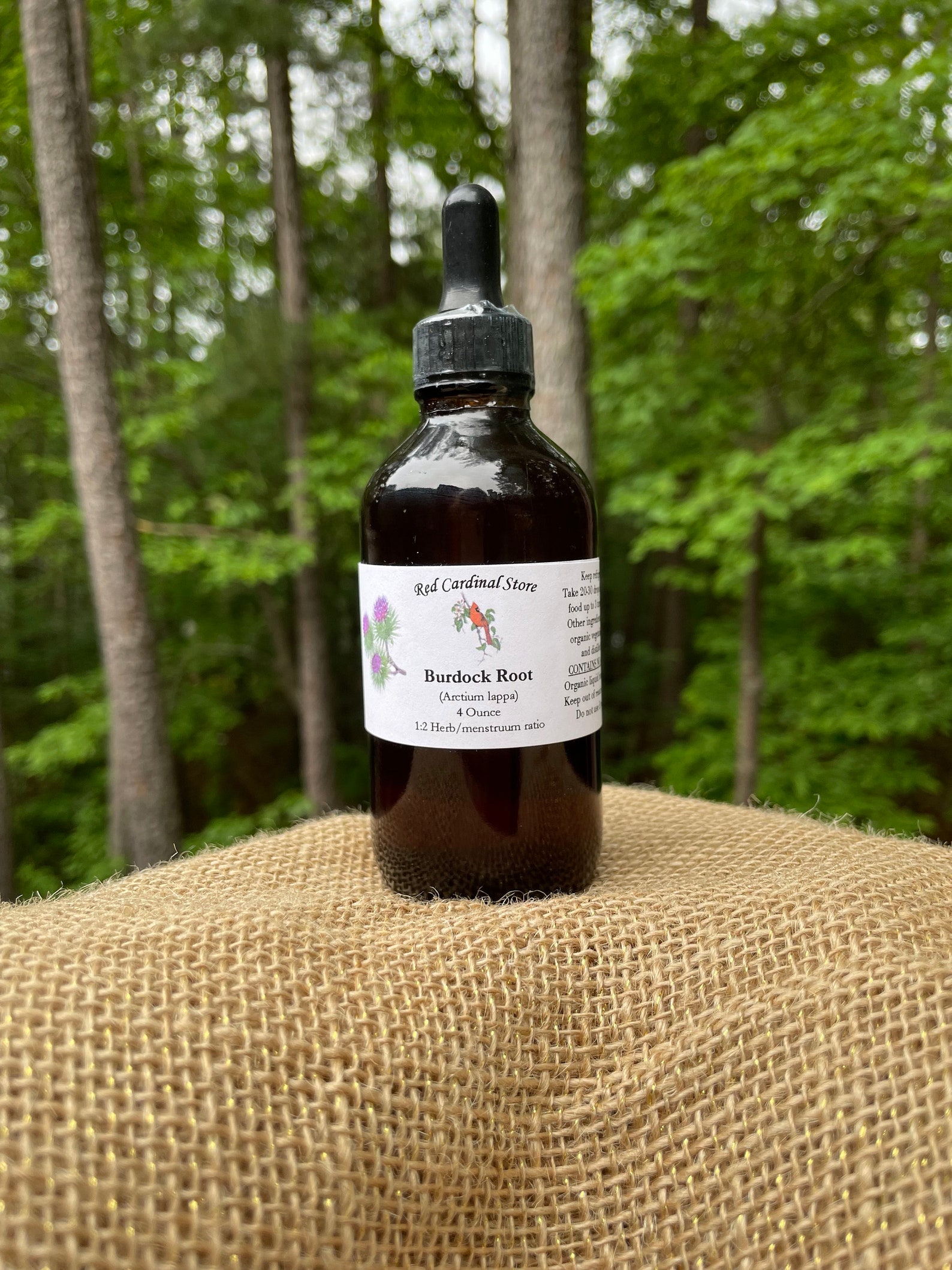 Burdock Root niu Bang Zi Tincture Herb Extract Double - Etsy