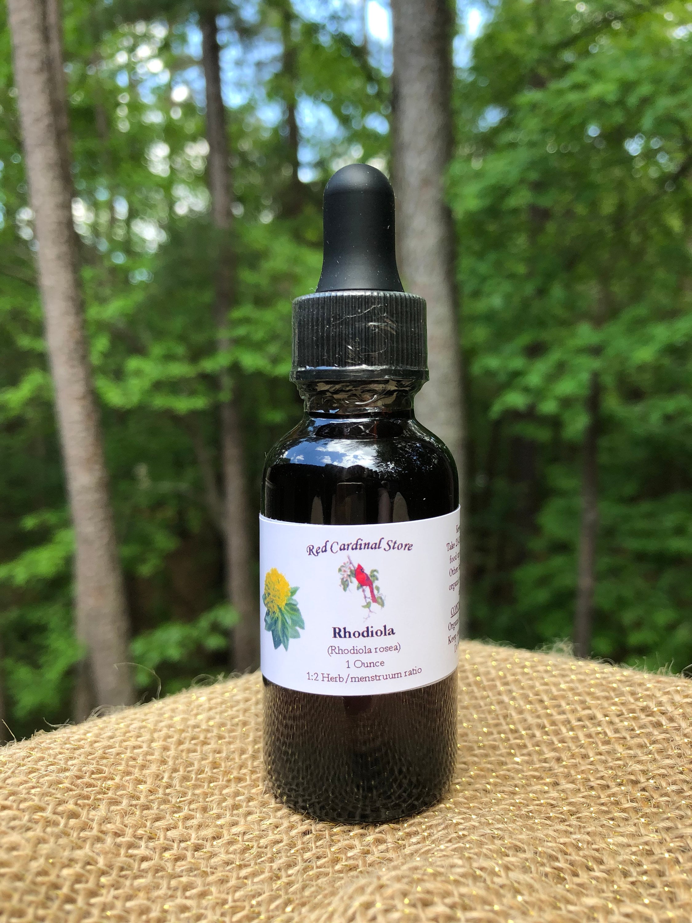 Rhodiola Root (hong Jing Tian) Tincture Herb Extract Double Extraction ...