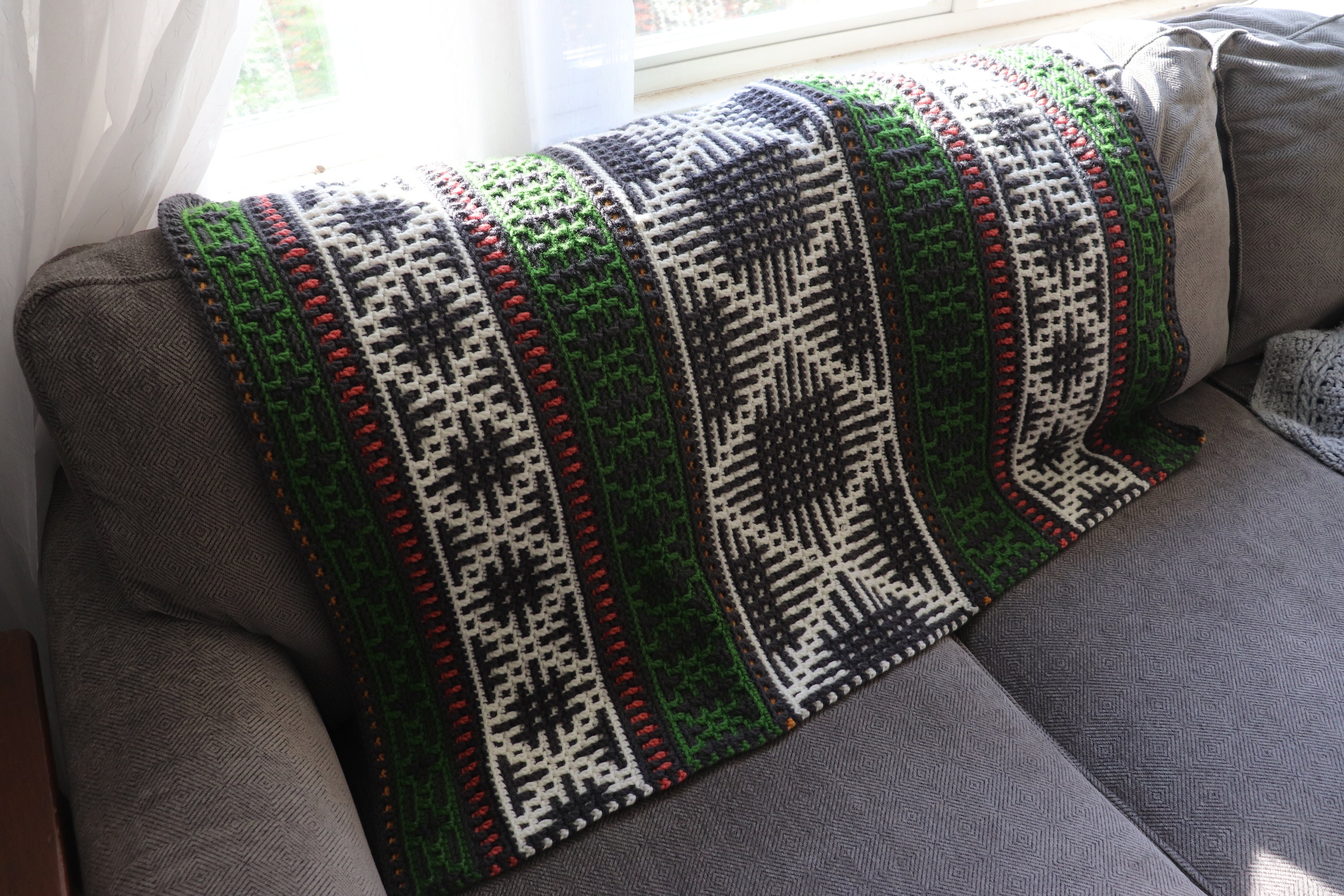 North Star Blanket - Overlay Mosaic Crochet Pattern - Charts and ...
