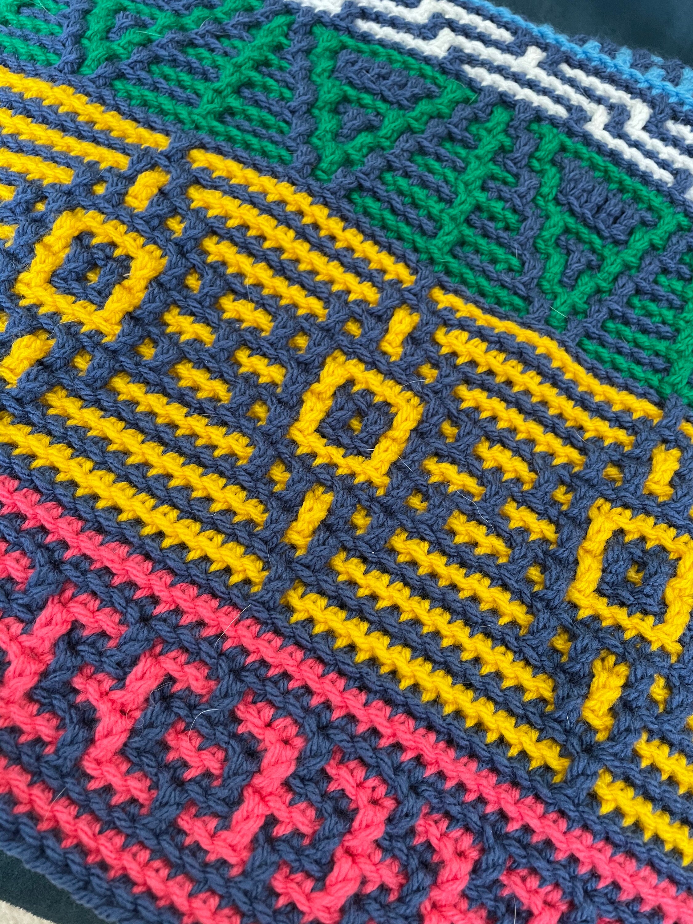 Moon Child Kids Blanket Overlay Mosaic Crochet Pattern - Etsy