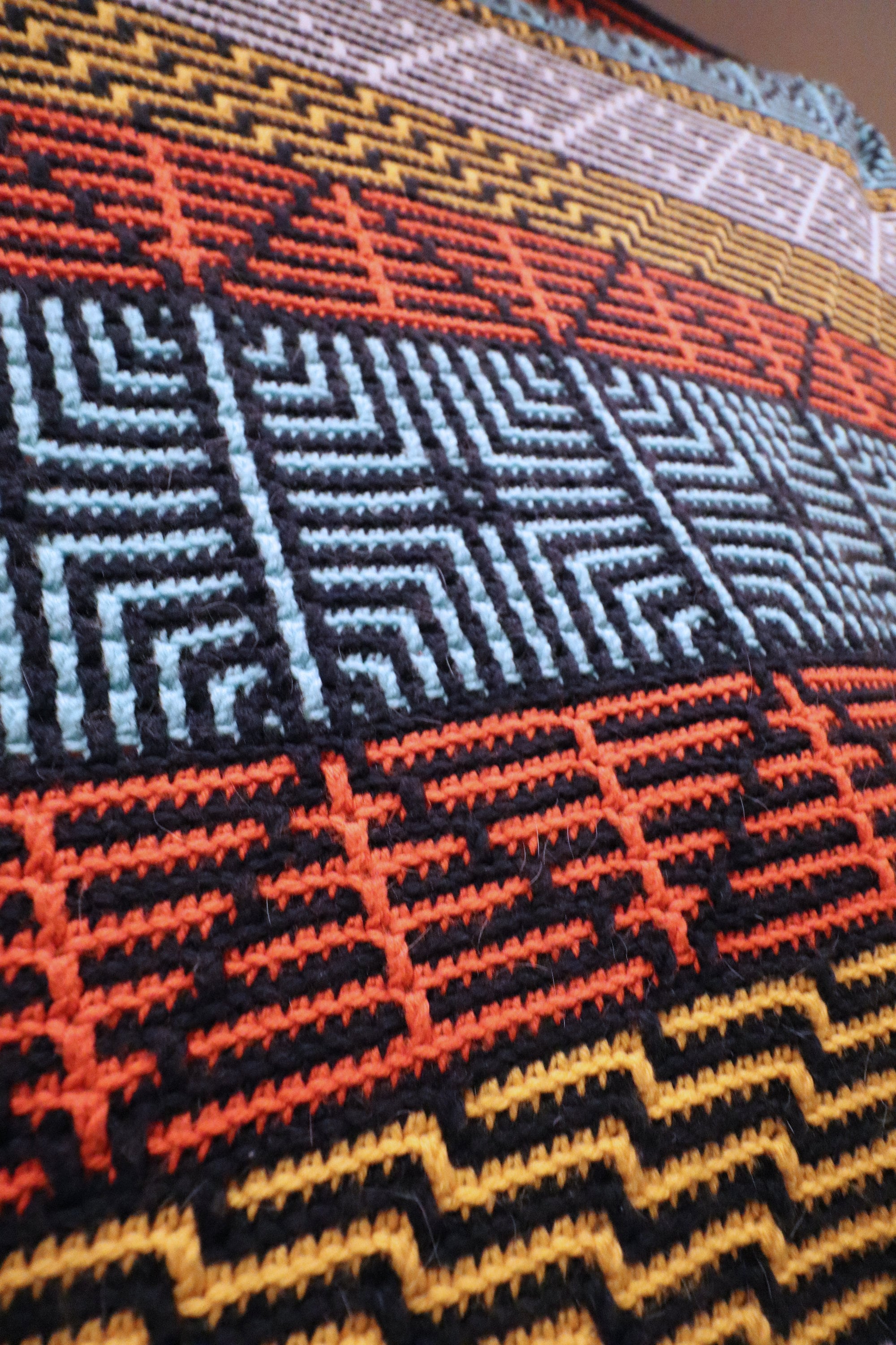 Magic Eye Throw Blanket Overlay Mosaic Crochet Pattern - Etsy UK