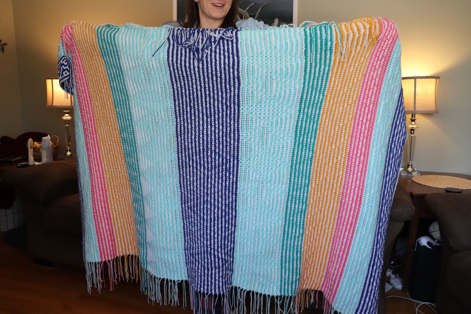 Diamondback Blanket Overlay Mosaic Crochet Pattern - Etsy