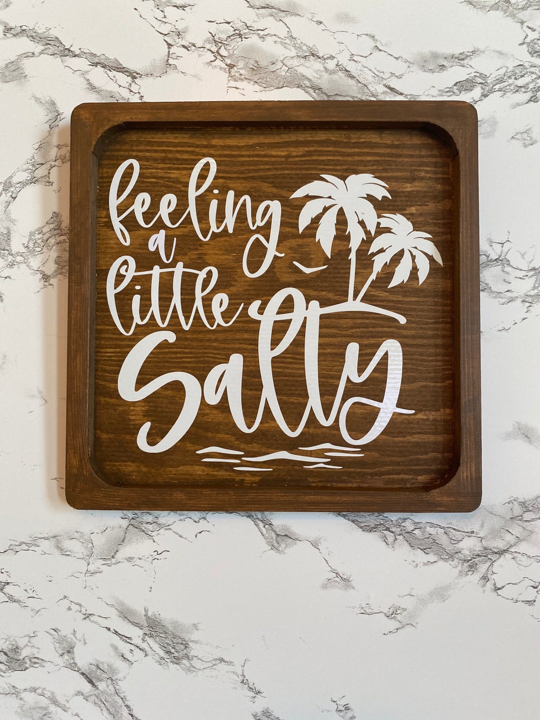 Feeling a Little Salty Beach Sign - Etsy