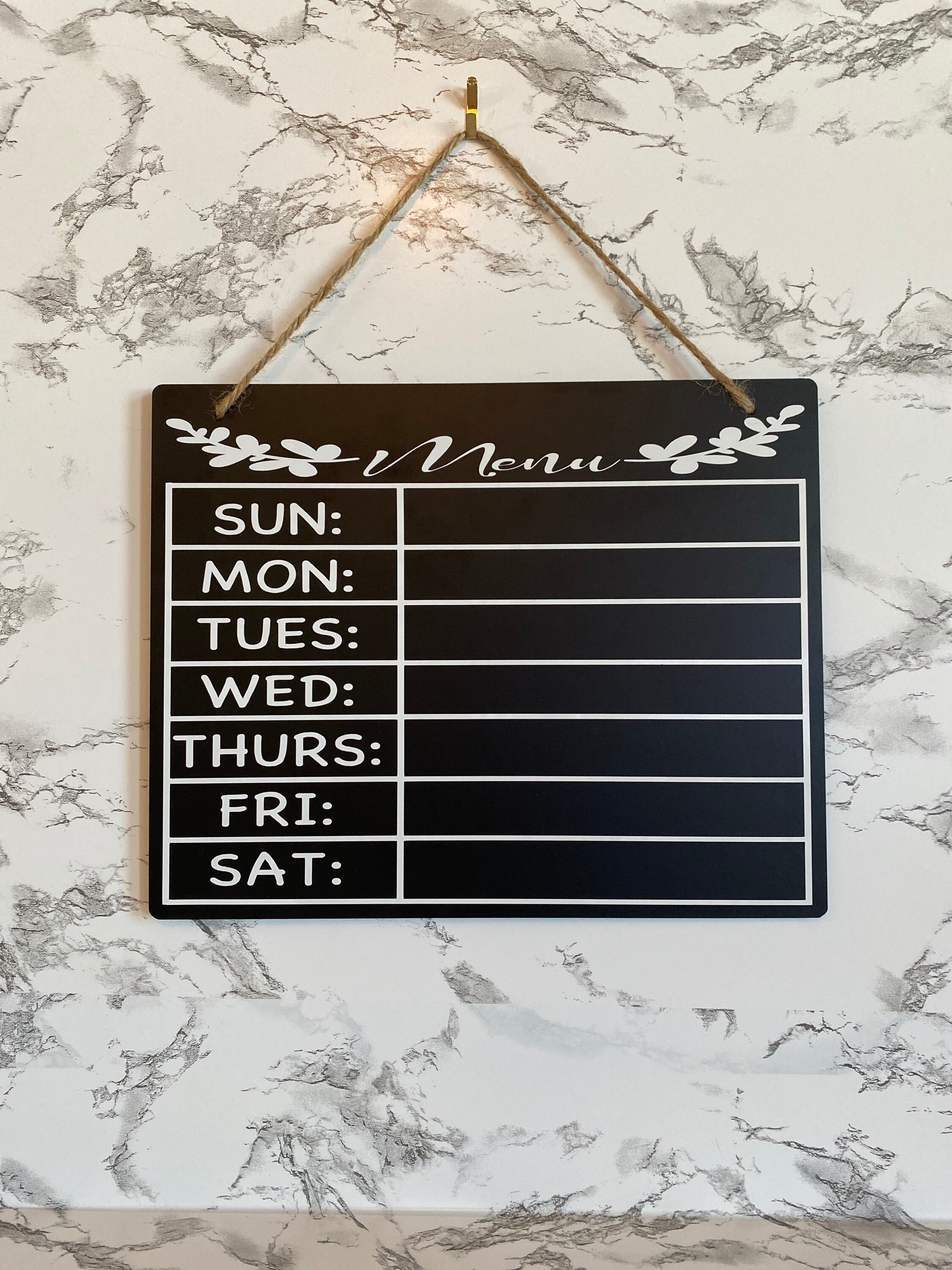 Chalkboard Daily Menu - Etsy