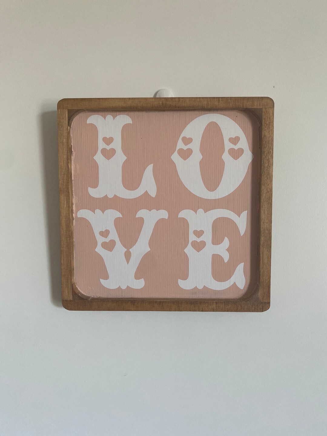 LOVE Wooden Sign - Etsy