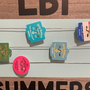 15” LBI Summers Beach Badge Holder/display - Round Door Hanger/sign - Etsy