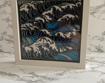 Ocean Shadow Box - Etsy